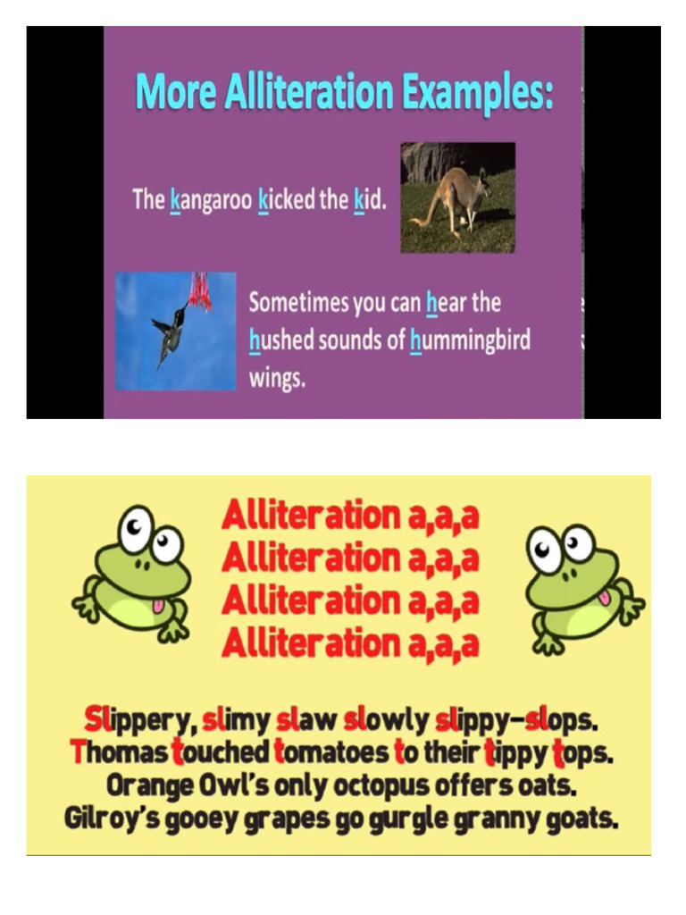 2019 Grade Assonance, Alliteration, Onomatopoeia 5 | PDF