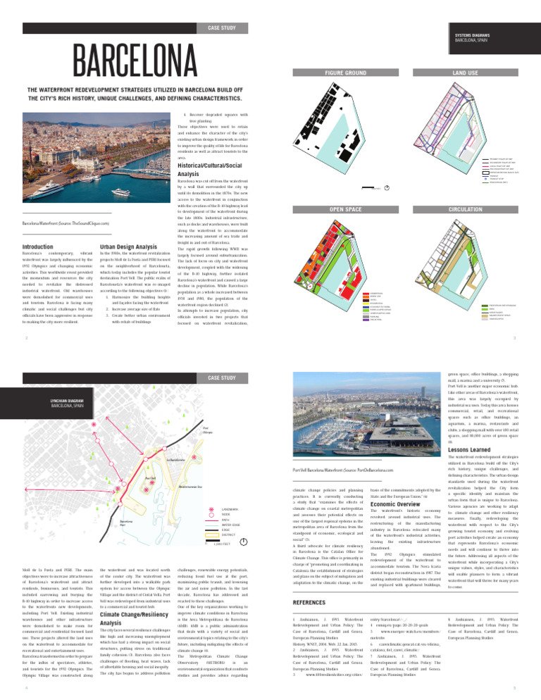 Barcelona Waterfront Revitalization | PDF | Barcelona | Catalonia
