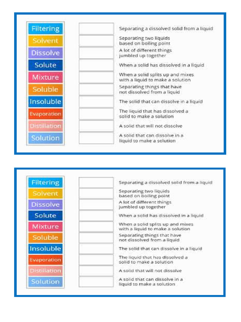 2019worksheet Separating Mixtures | PDF