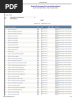 GTU Exam Time Table Winter 2025 | PDF | Biomedical Engineering ...