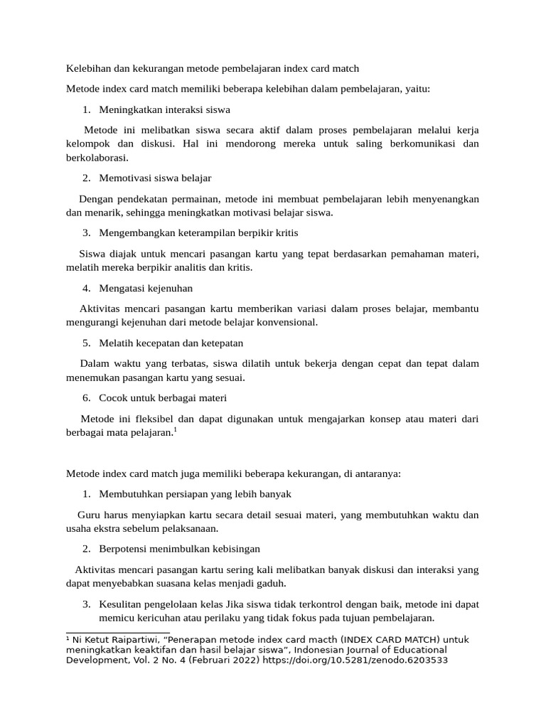 Kelebihan Dan Kekurangan Icm | PDF