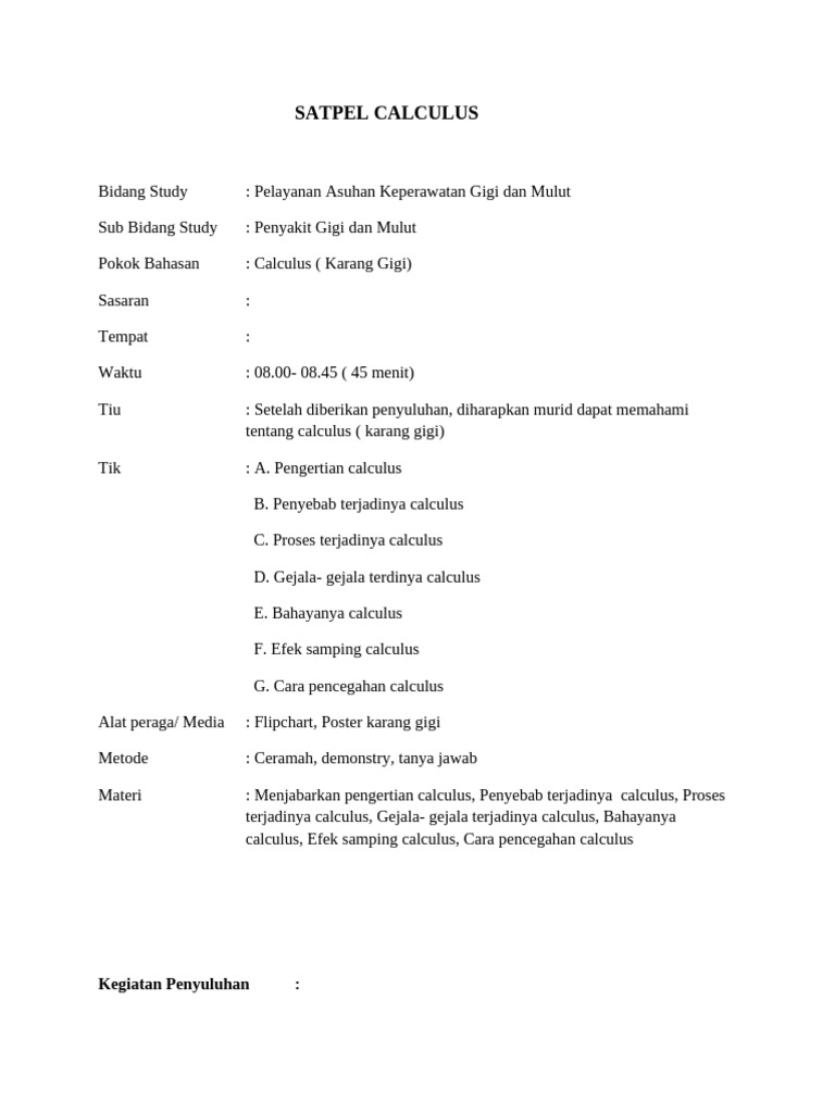 Cut Ade Defibrilla - Satpel Calculus | PDF