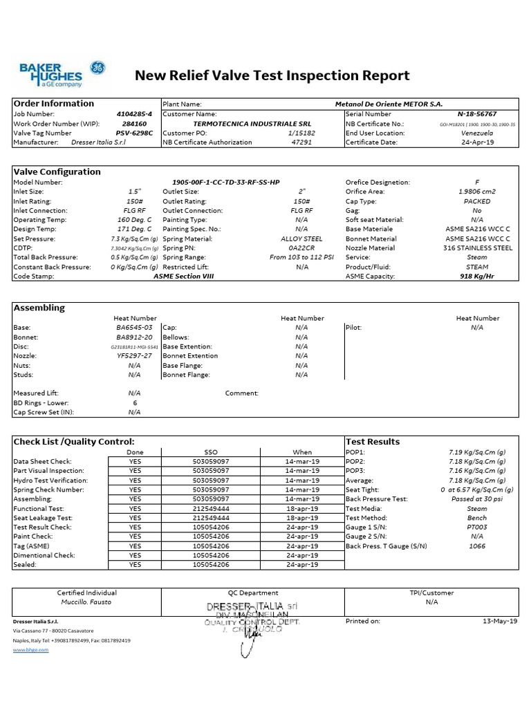 PSV-6298C | PDF | Valve | Mechanical Engineering