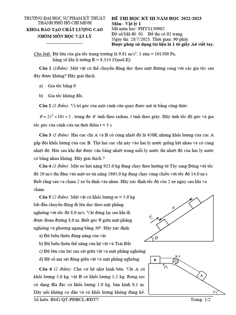 VL1 HK3-2022-2023 CLC | PDF
