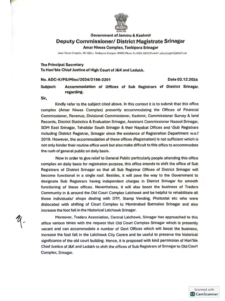 Sub registrar | PDF