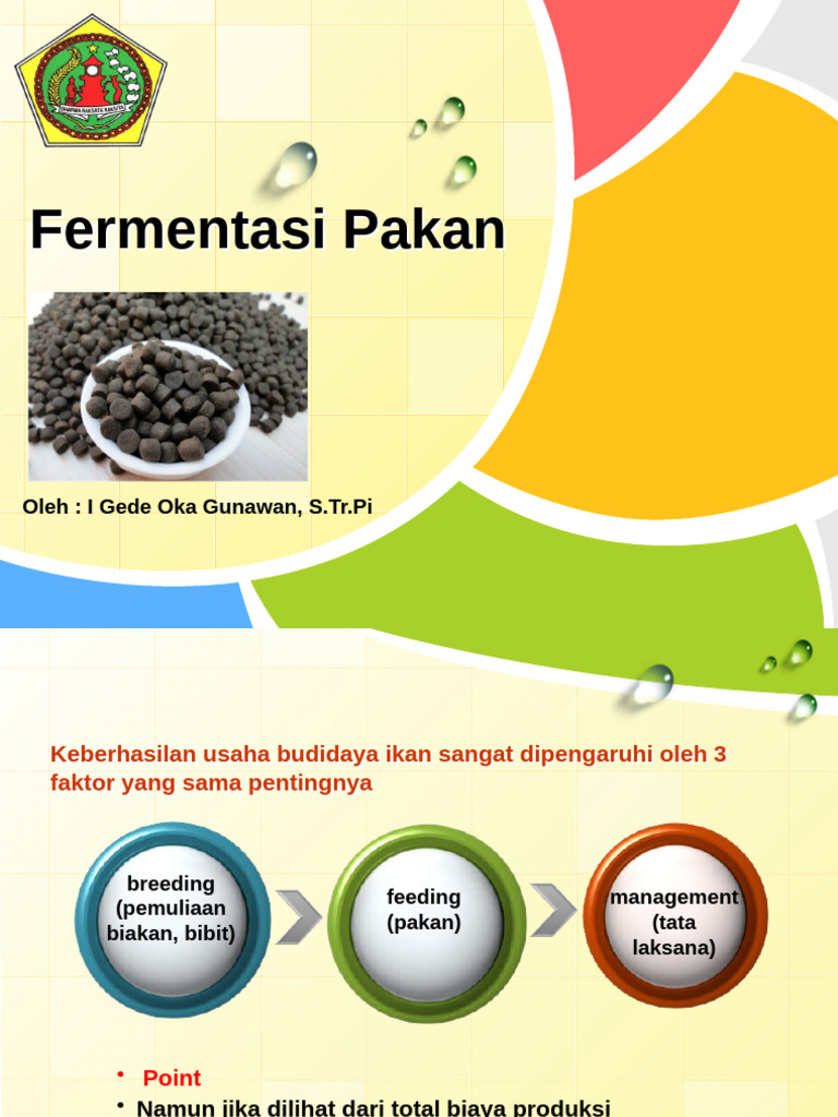 2024-TW3 Materi Presentasi Fermentasi Pakan#1 | PDF