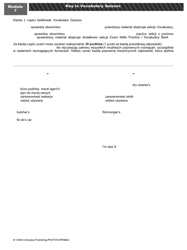 2 Ep Repet PP PR Vocab Quiz 7a 7b Key | PDF