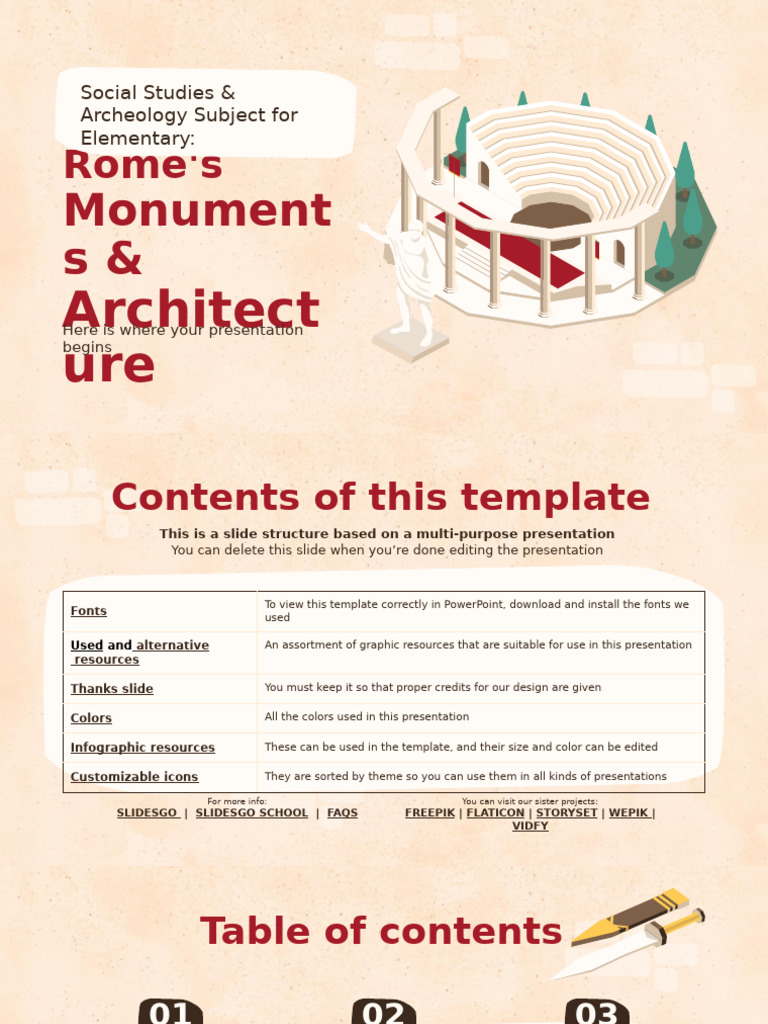 Social Studies & Archeology Subject for Elementary_ Ancient Rome's ...
