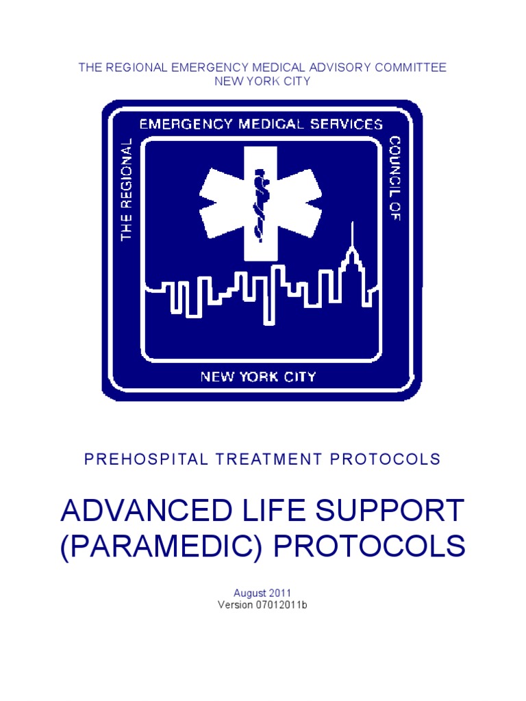 ALS Protocols August 2011 v07012011b | PDF | Emergency Medical Services ...