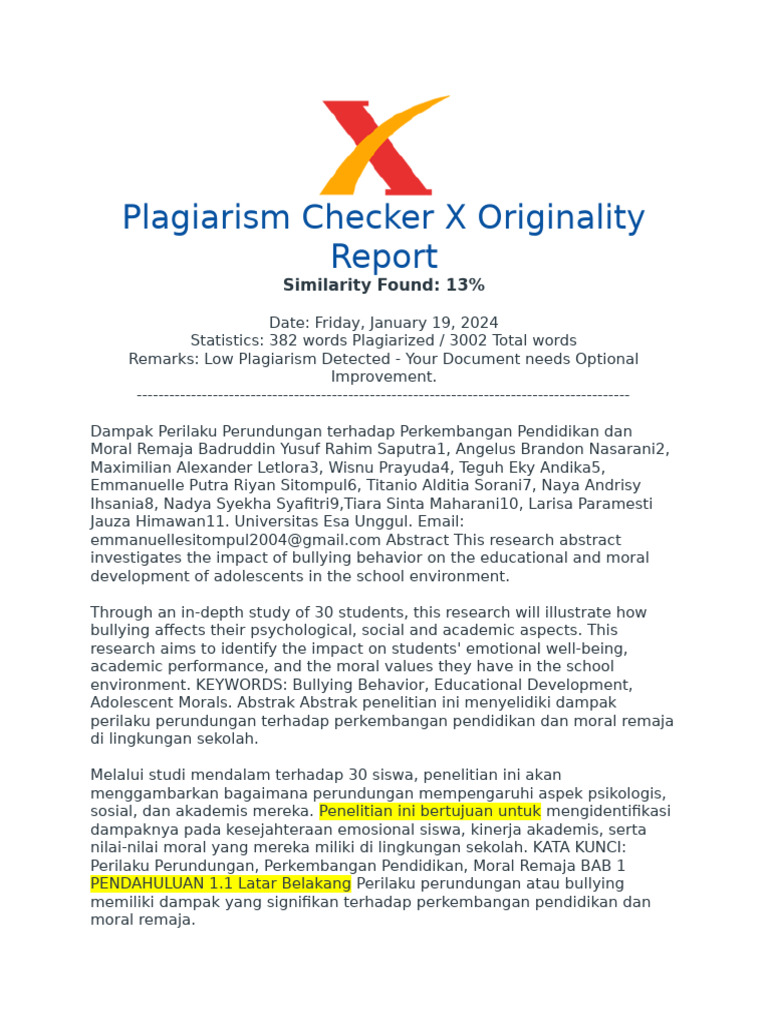 PCX - Report | PDF