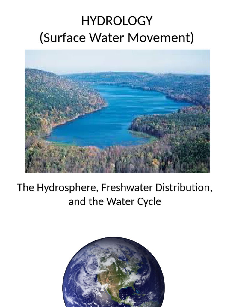 Surface Water Movement Explained | PDF | Tide | Aquifer