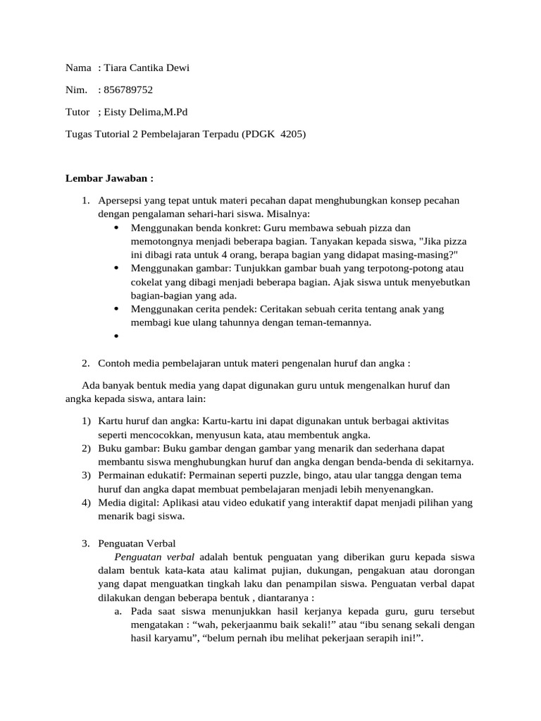 Zaid tugas terpadu 2 | PDF