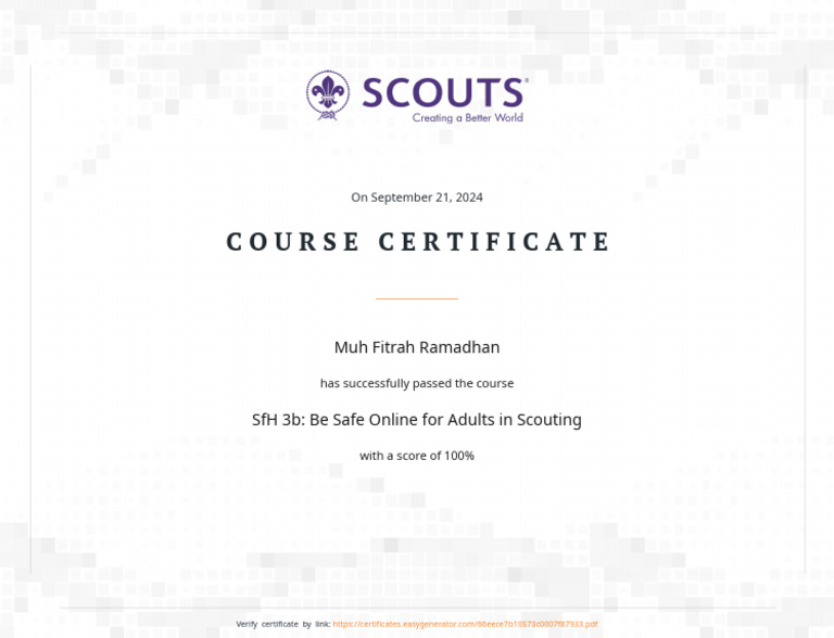 Course Certificate | PDF