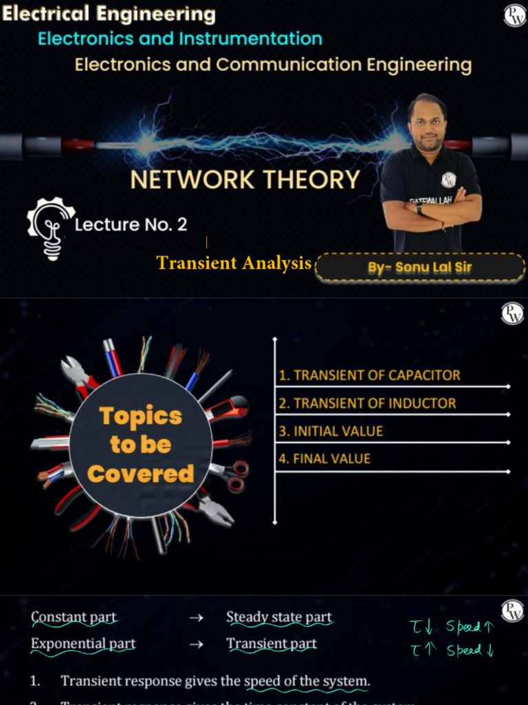 TRANSIENT ANALYSIS 02 - Class Notes | PDF