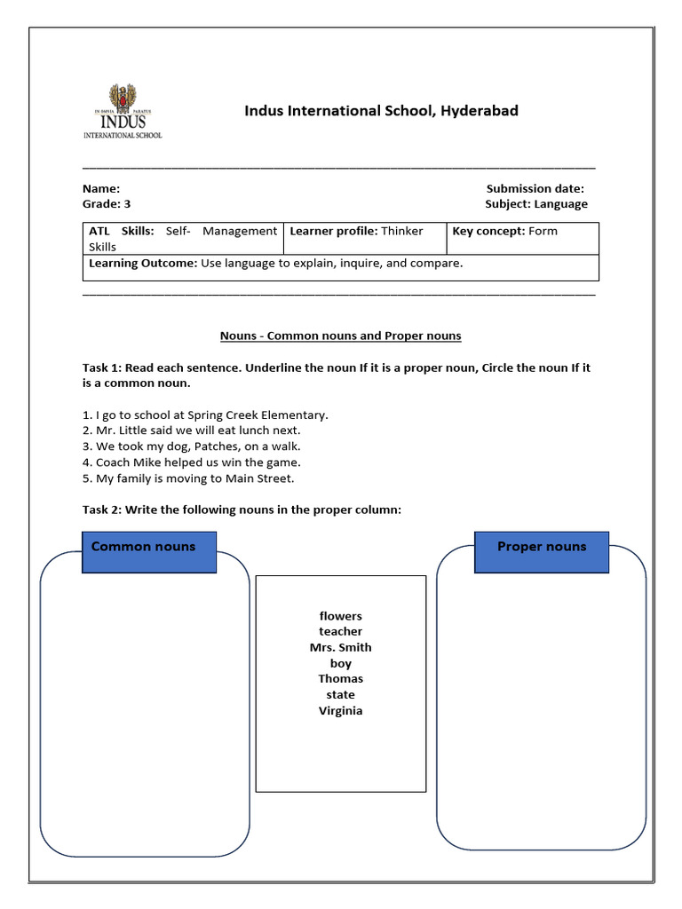 Grammar - Types of Nouns - 15th Jul 2024 BA New | PDF | Linguistics ...
