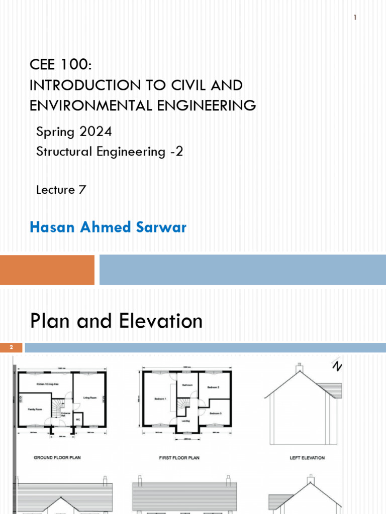 CE100 Lec-7-Struc-2 | PDF | Structural Load | Column