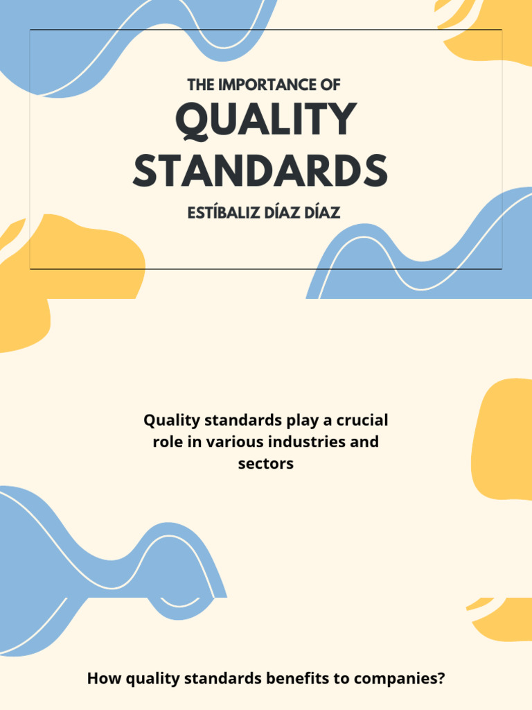 Quality Standards | PDF