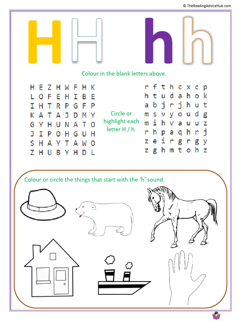 Letter Sound H | PDF