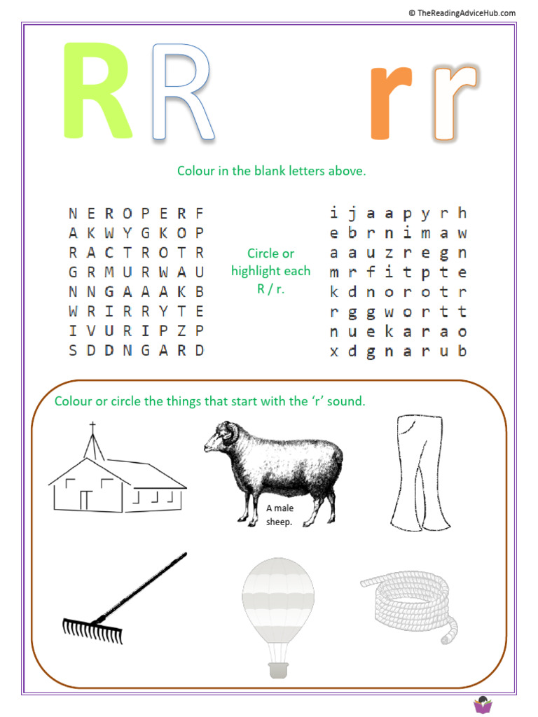 Letter Sound R | PDF