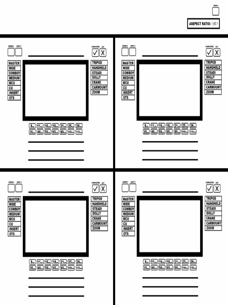 Storyboard Template 1 (1)asda sd | PDF