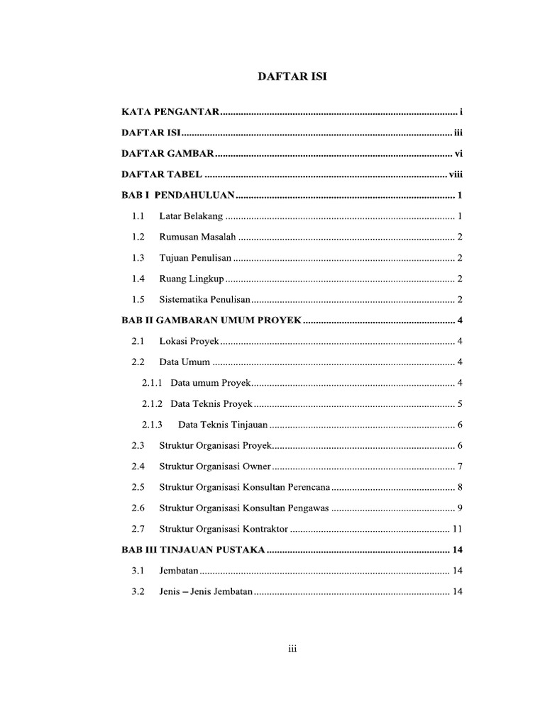 Daftar Isi | PDF