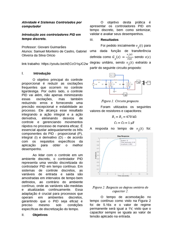 atividade4 (1) | PDF | Tempo