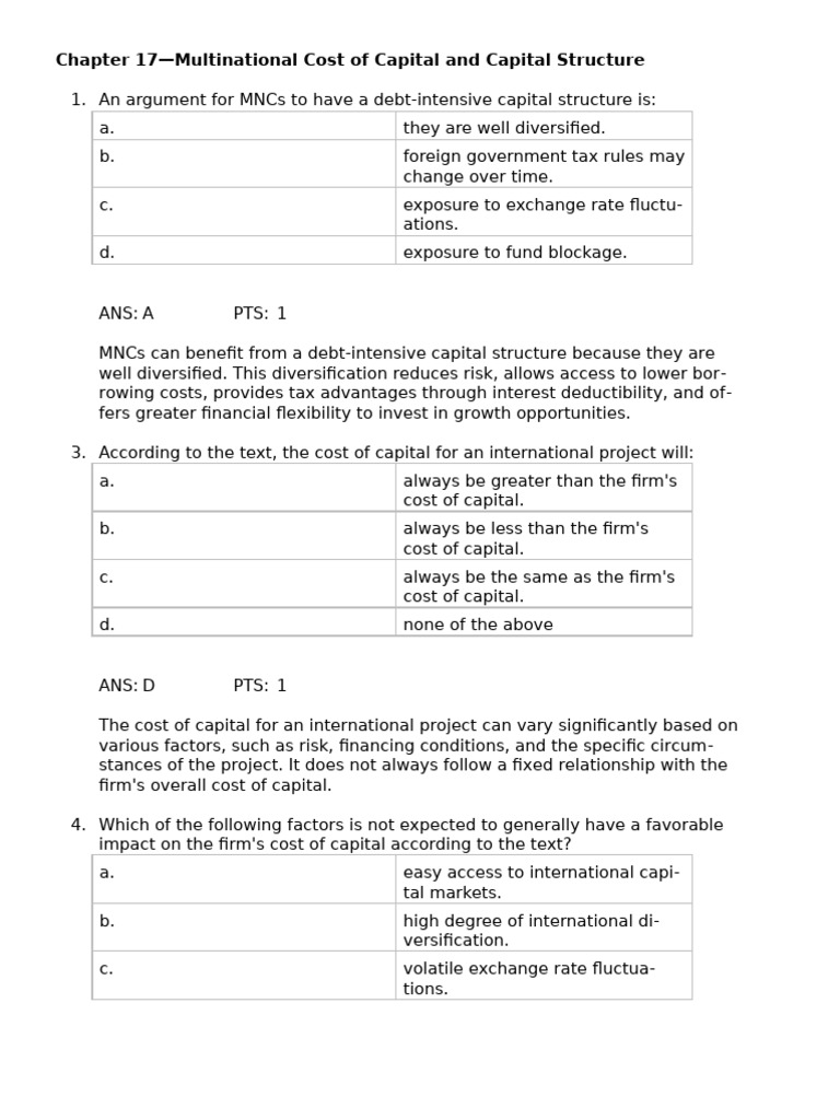 0538482214_IFM10e_TB_17 | PDF | Cost Of Capital | Net Present Value