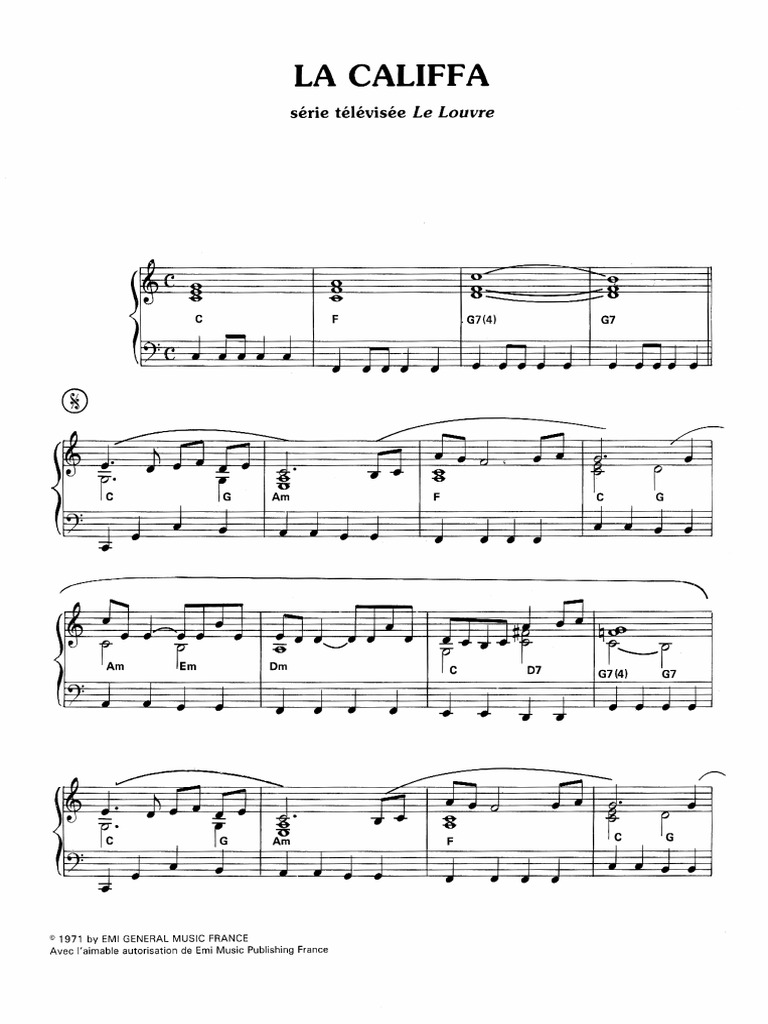 La Califfa - Morricone | PDF