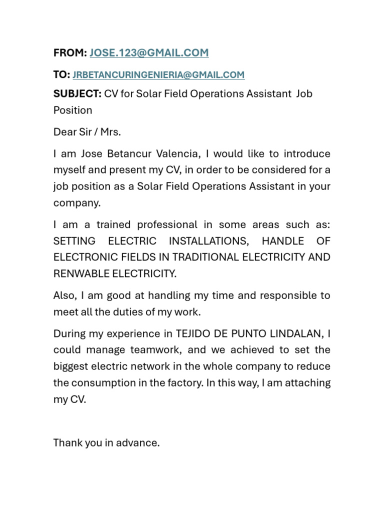 Jose Writing E-Mail | PDF