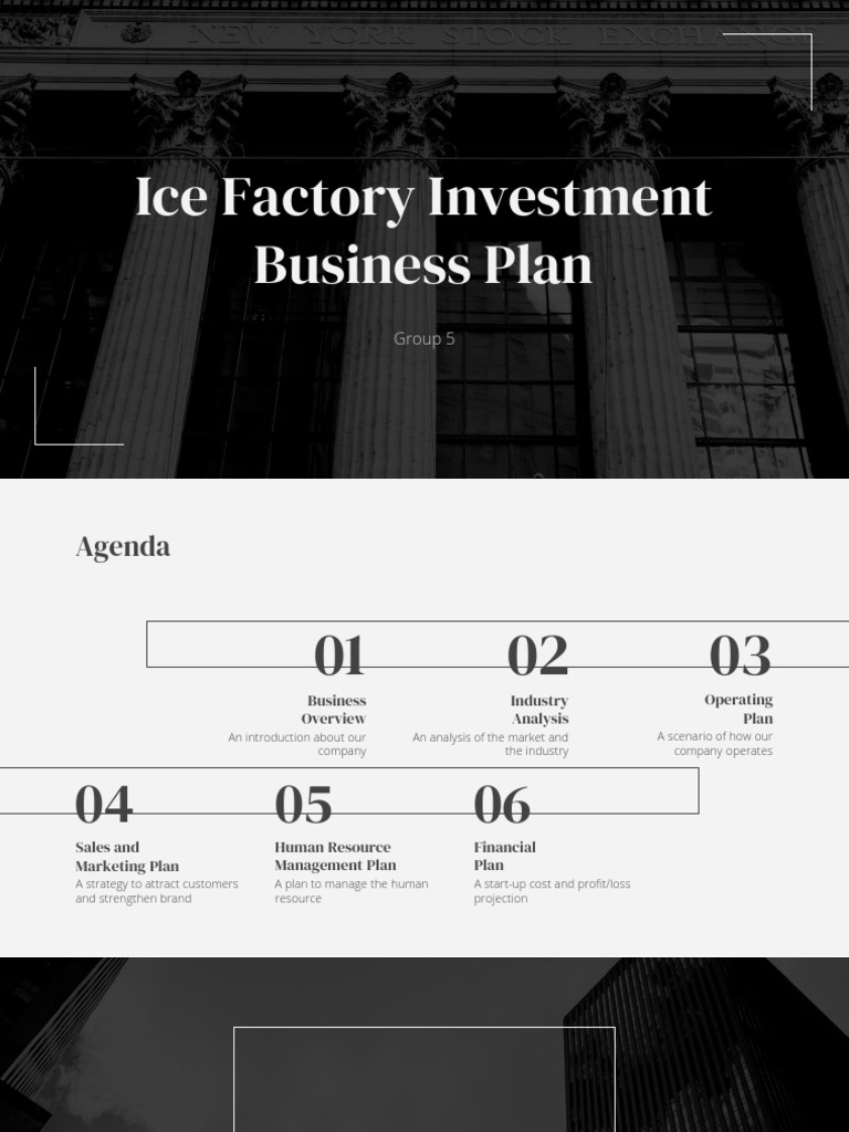 Ice Factory Business Plan Overview | PDF | Marketing | Business