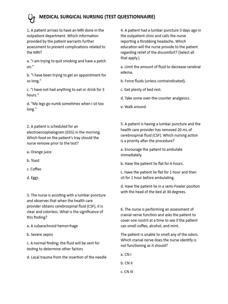 Finals Reviewer (Nle) | PDF | Clinical Medicine | Nervous System