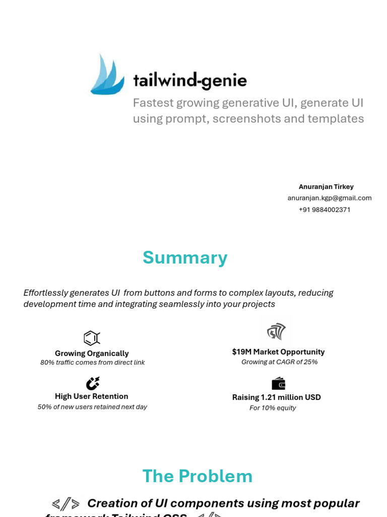 Pitchdeck new | PDF | User Interface | Usability