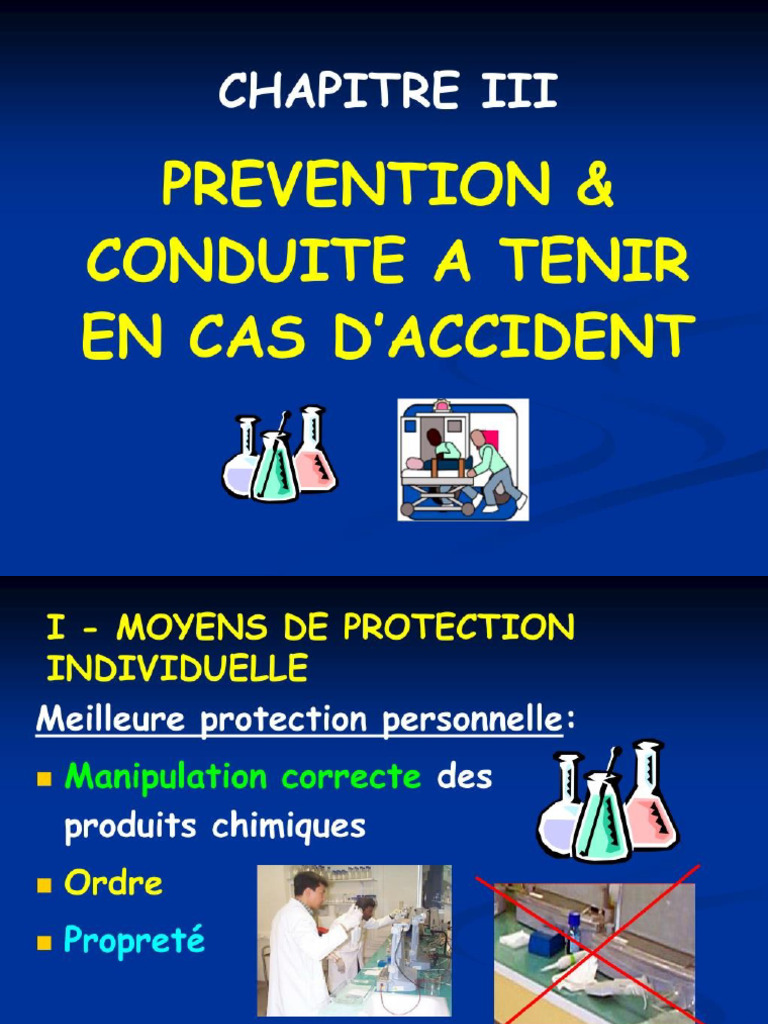 PR Sentation Et Conduite en Cas D Accident 1683821841 | PDF
