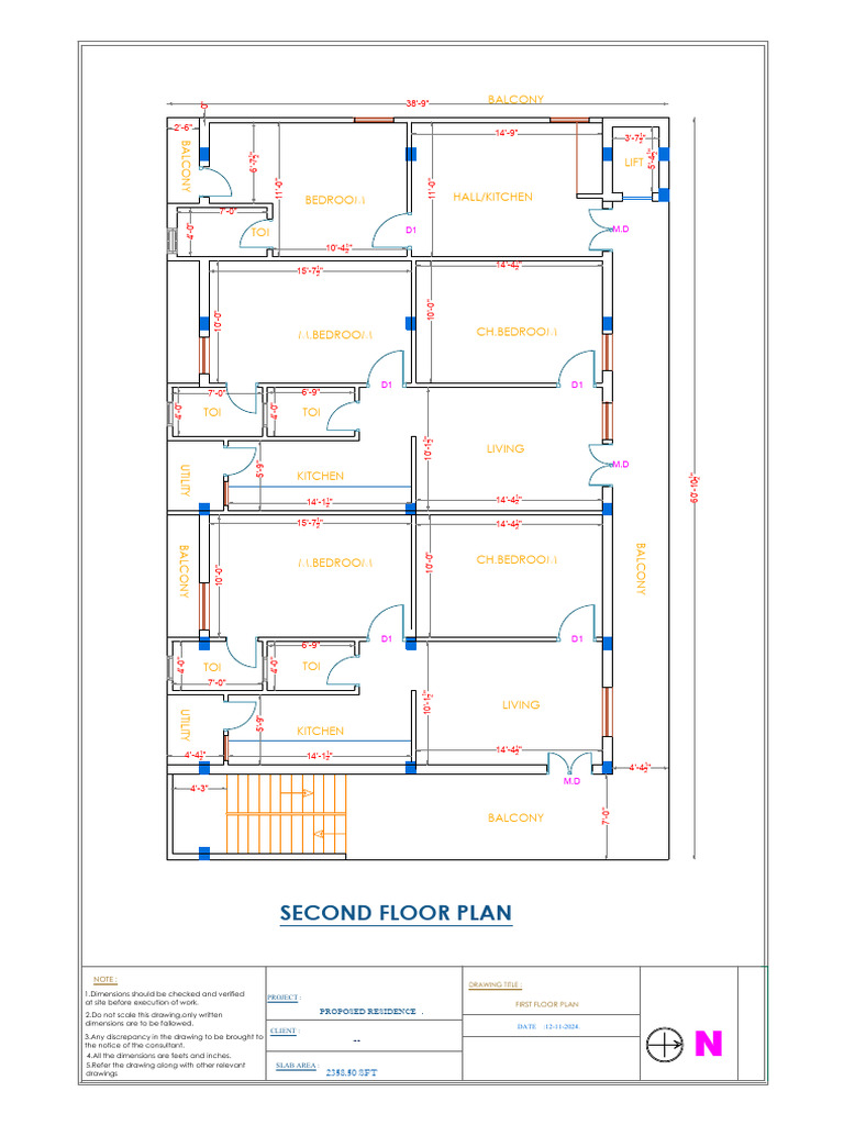 Existing Building S.F 1 2 | PDF