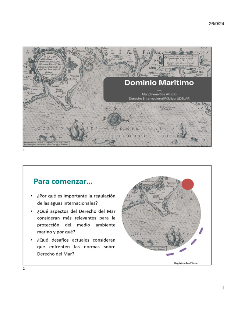 MBas - Dominio Marítimo 2024 | PDF | Zona económica exclusiva ...