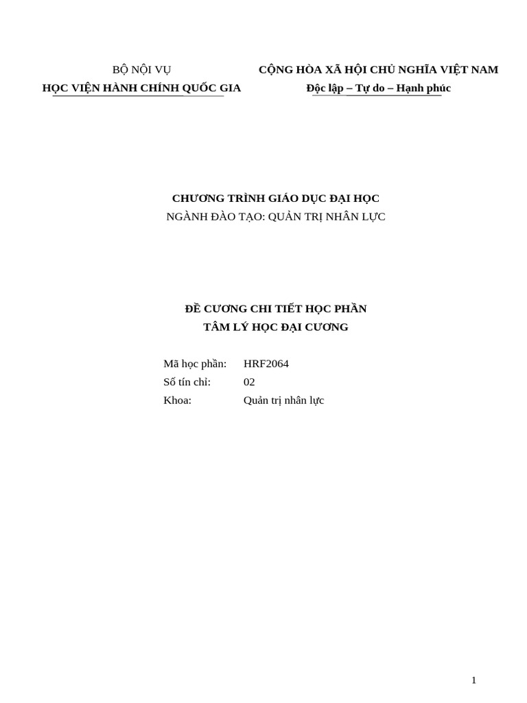11.01.2024. de Cuong Tam Ly Da Vao Form | PDF