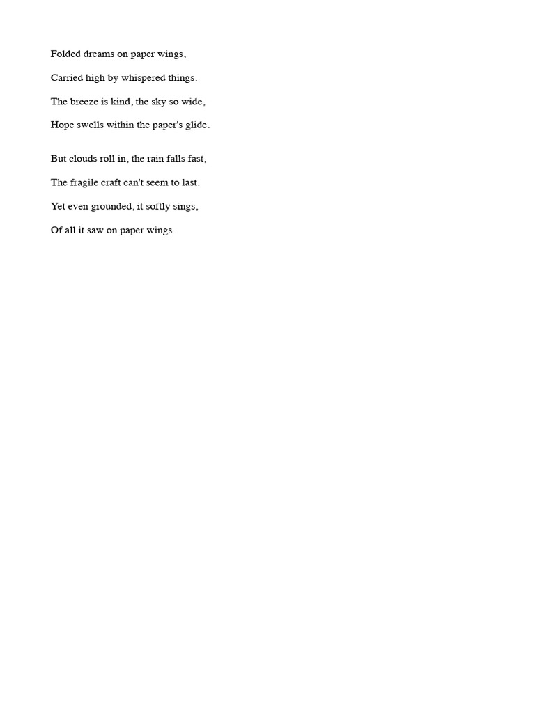 Dreams on Paper Wings | PDF