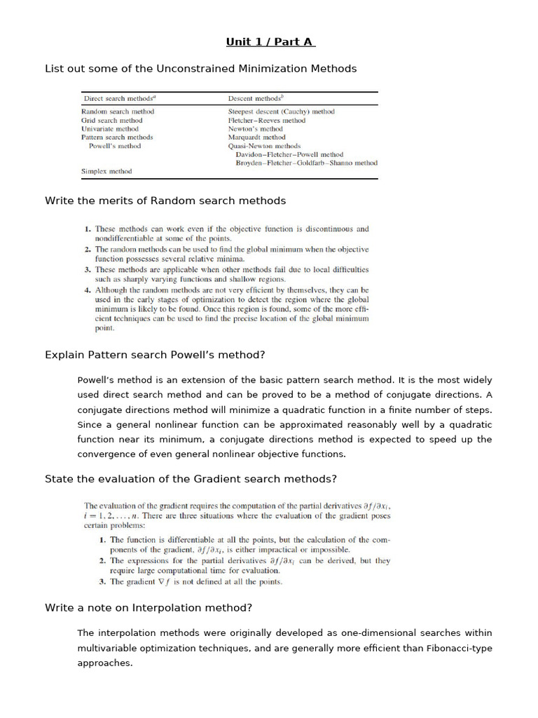 Unit 1 QB | PDF | Mathematical Optimization | Probability Theory Unit 1 QB | PDF | Mathematical Optimization | Probability Theory