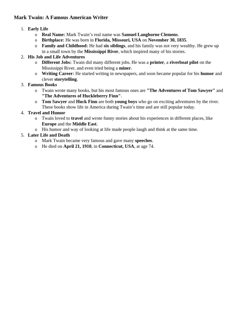 Mark Twain | PDF