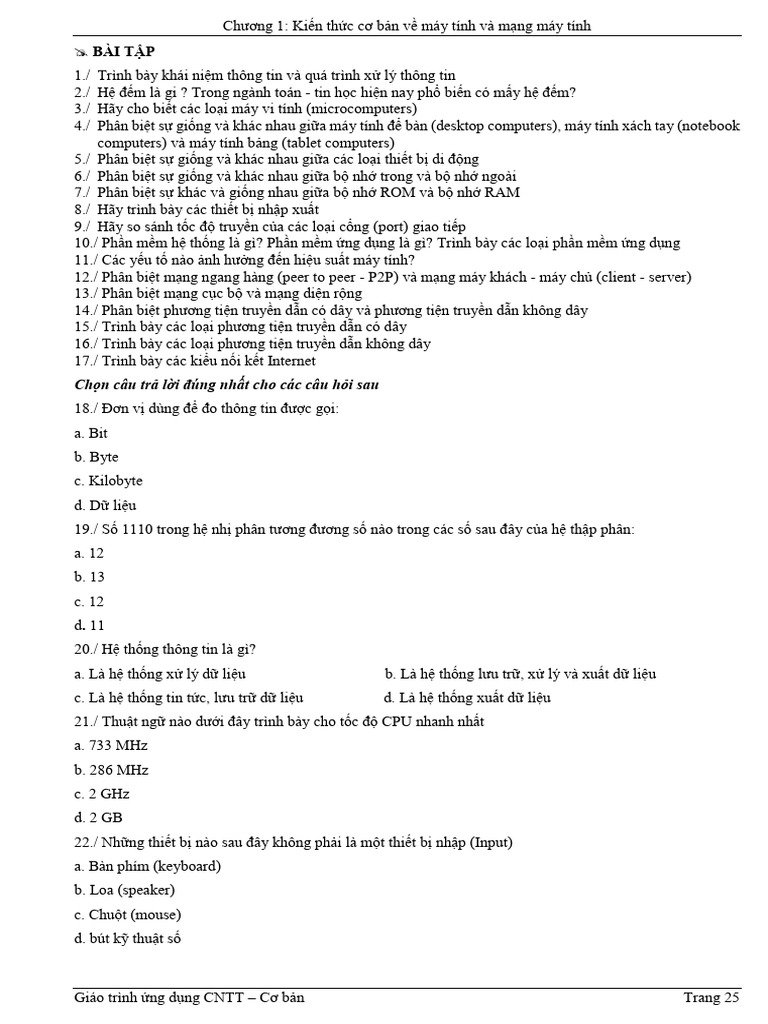 C1 Bai1 Bai2 BaiTap | PDF