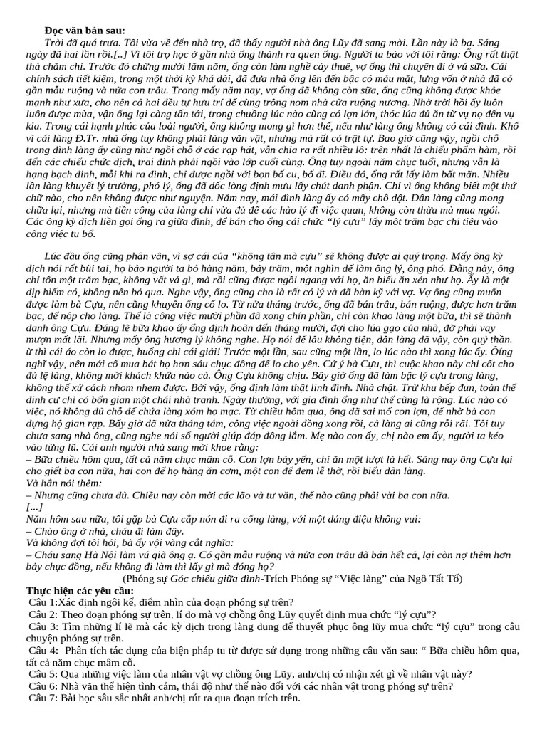 Đoc Hieu Phong S | PDF