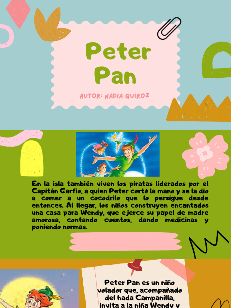 Resumen de "Peter Pan" y sus Aventuras | PDF