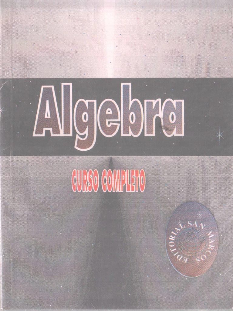 algebra curso completo | PDF