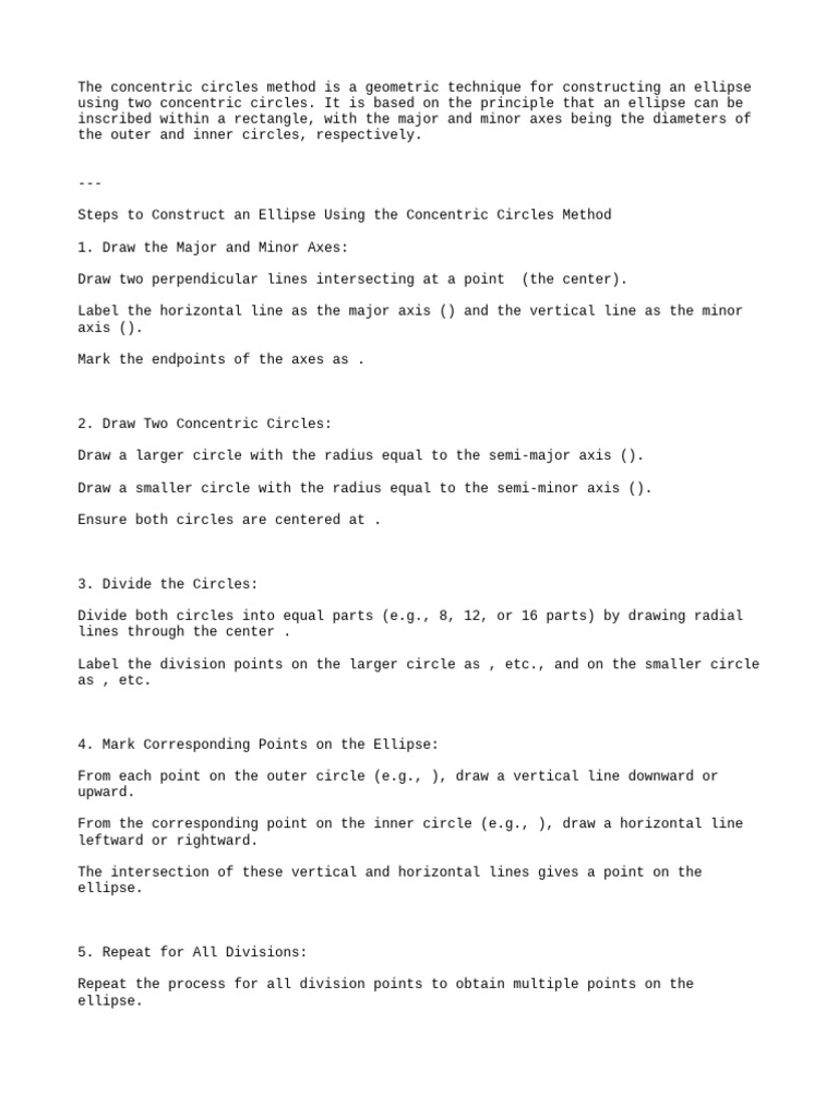 Concentric Circle Method | PDF