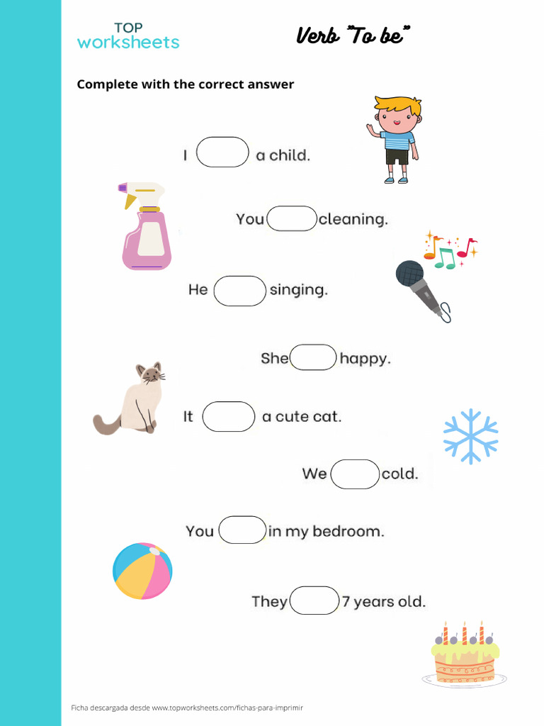 Complete With To Be | PDF