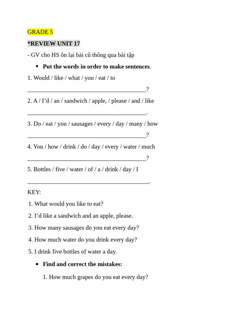Grade 5 Ru17+u18 | PDF