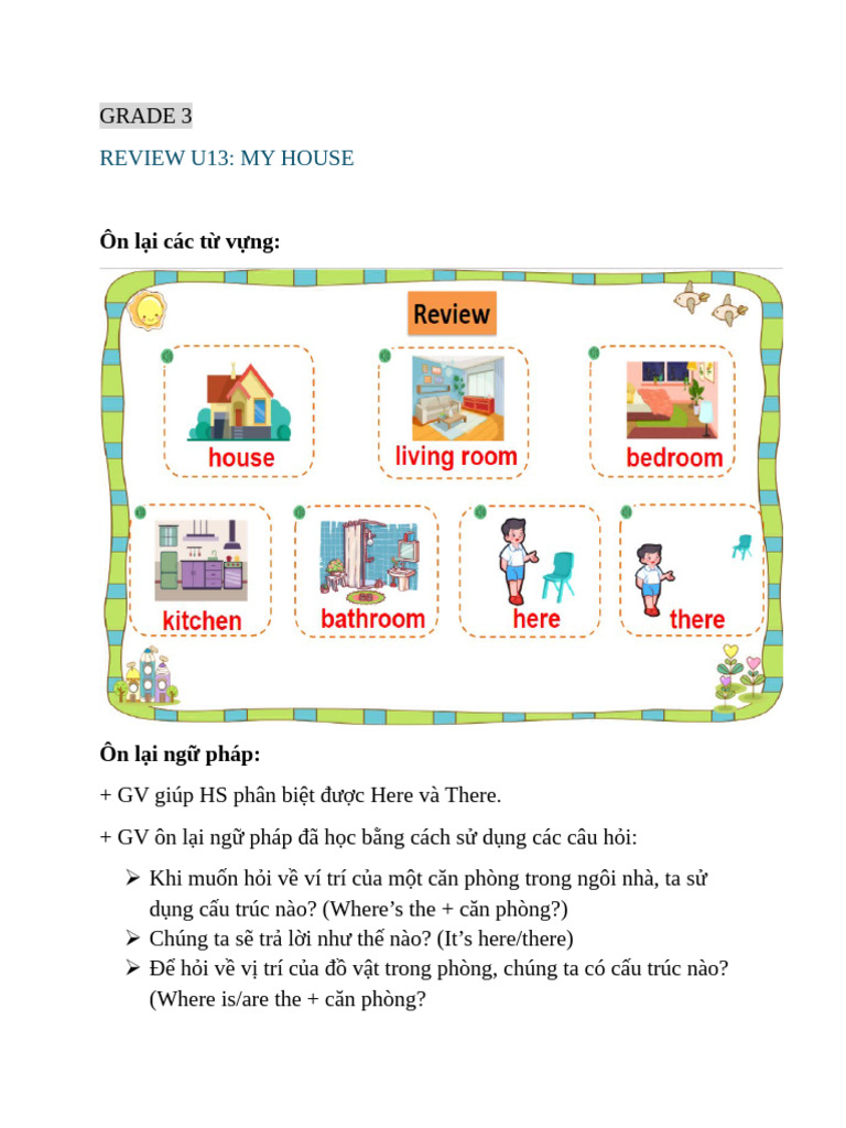 GRADE 3 - Review U13 0 U14 | PDF