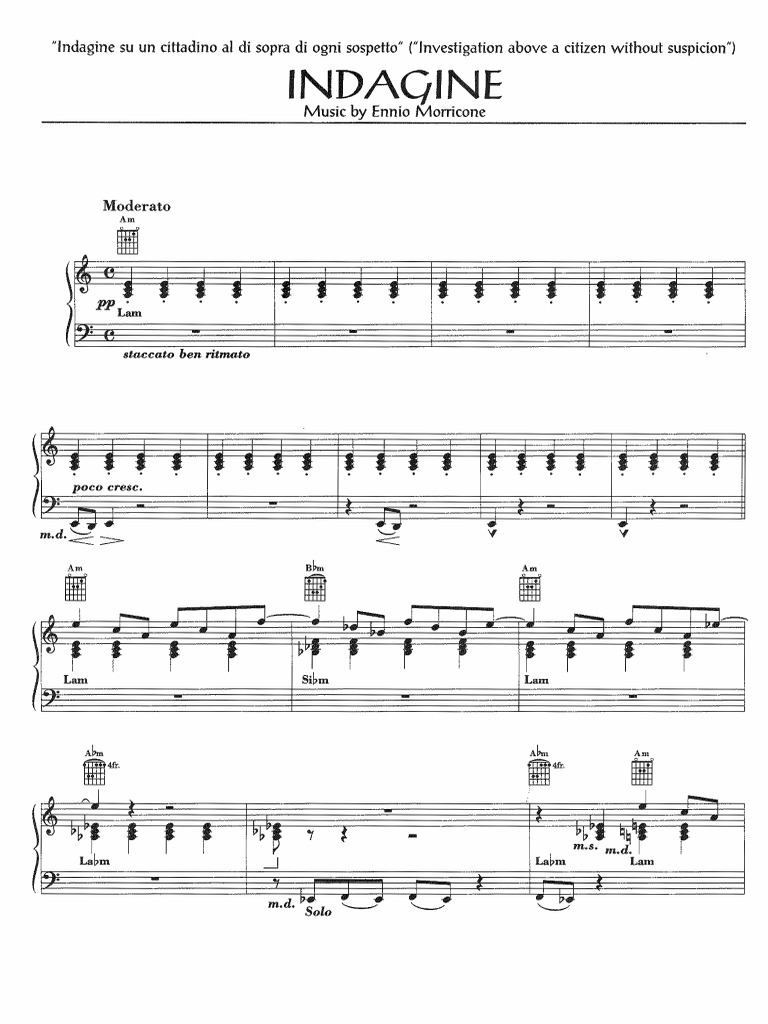 Indagine Morricone | PDF