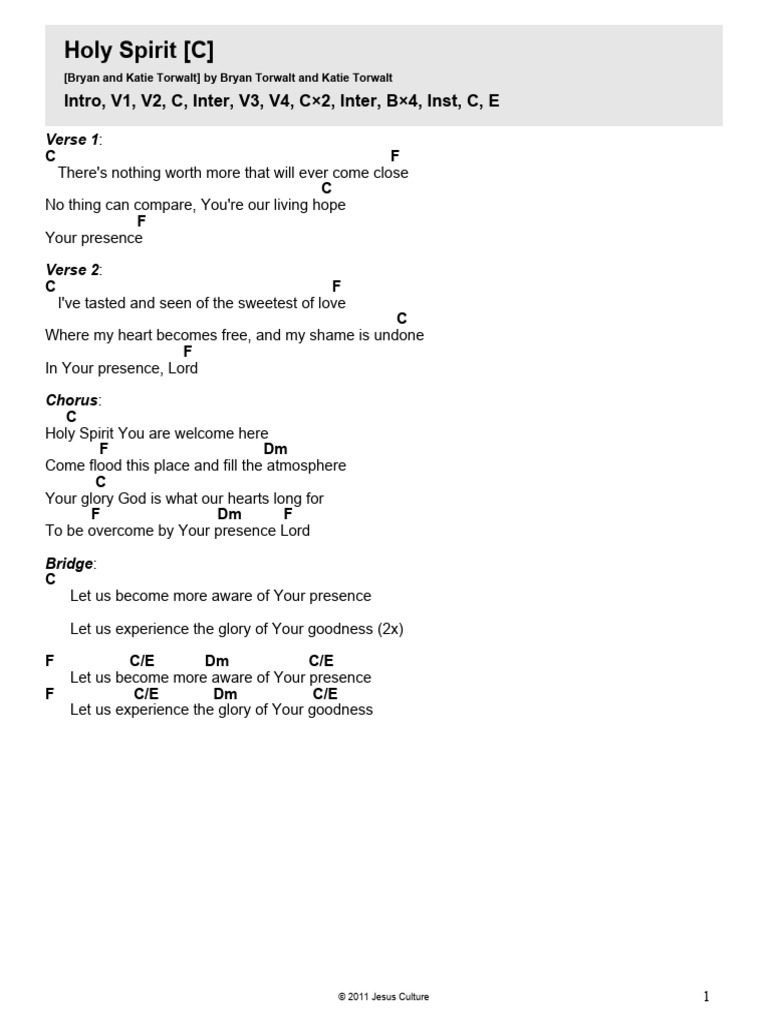 Holy Spirit C | PDF