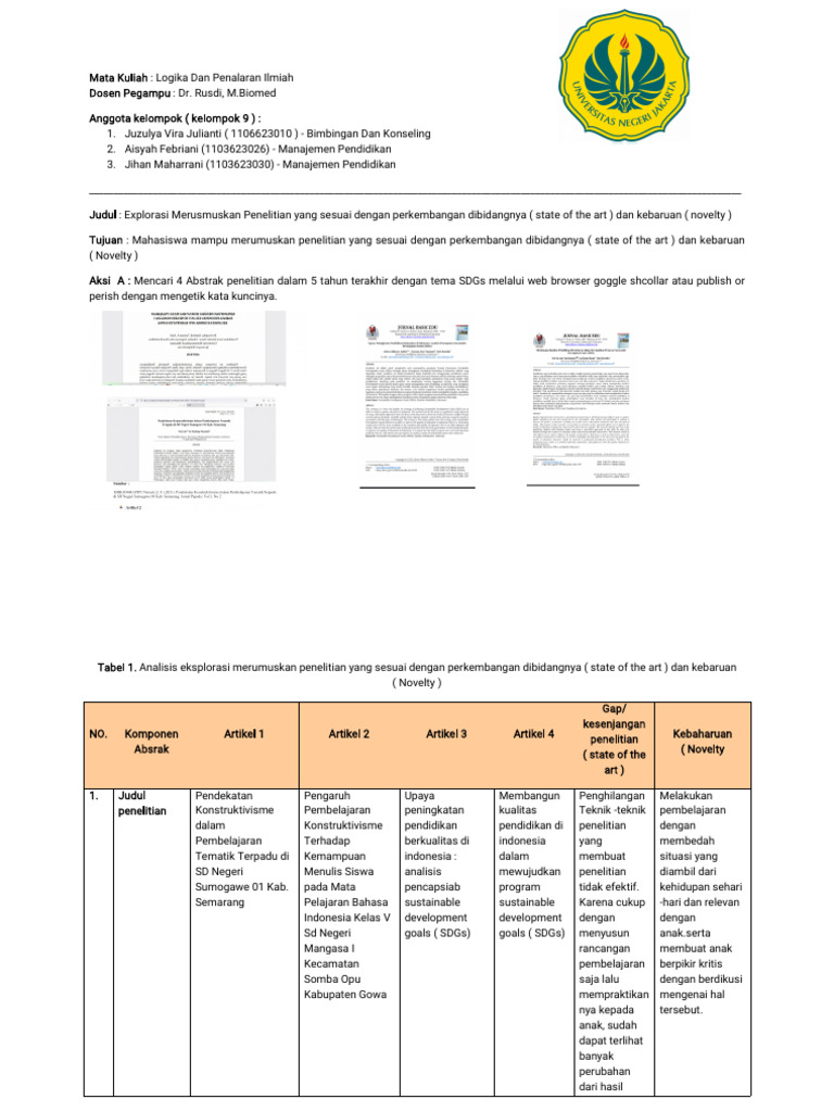 Penugasan LP Bab 10 - State of The Art - Kel 9 | PDF